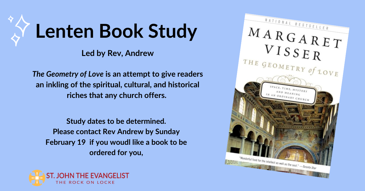 Lenten Book Study | Faith Formation | Church of Saint John the Evangelist
